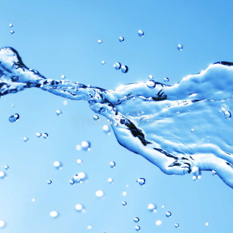 Fountaining water splash stock photo. Image of clean, shape - 2220098