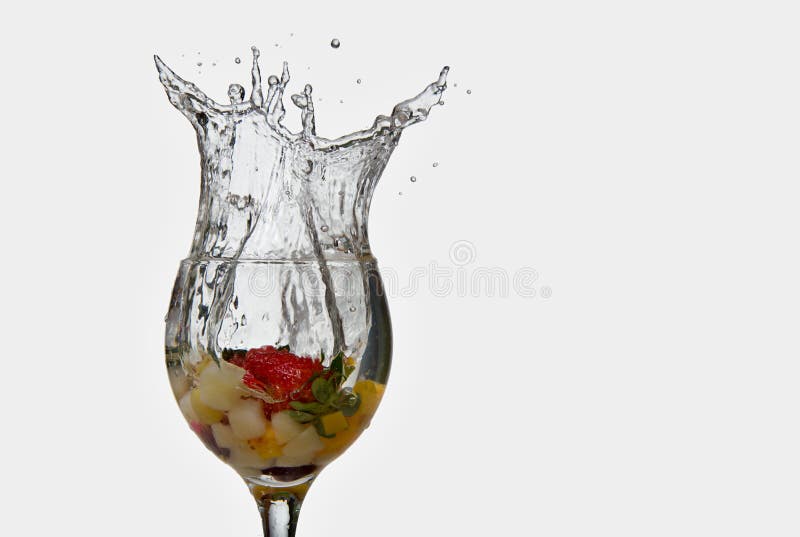 Splash fruit cocktail stock image. Image of drops, health - 54933637
