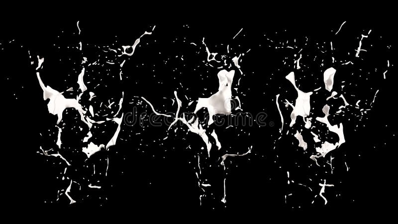 A Splash of Gold. 3d Illustration, 3d Rendering Stock Illustration ...