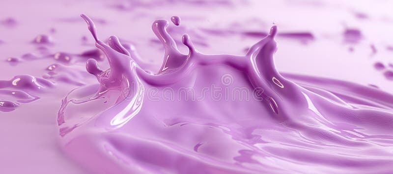 Splash of Grape Milk Background, Thick, Sweet Stock Illustration ...