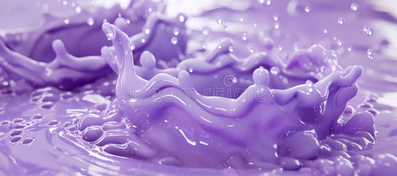 Splash of Grape Milk Background, Thick, Sweet Stock Illustration ...