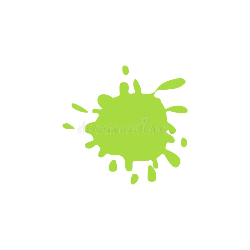 Green splash icon stock vector. Illustration of illustration - 28261881