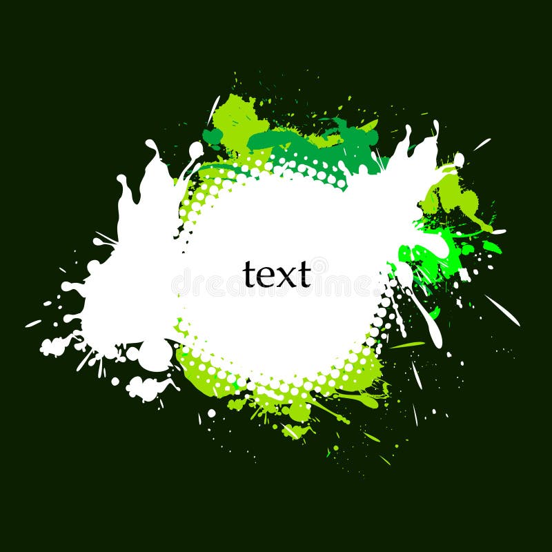 Three colourful splash stock vector. Illustration of frame - 5907129