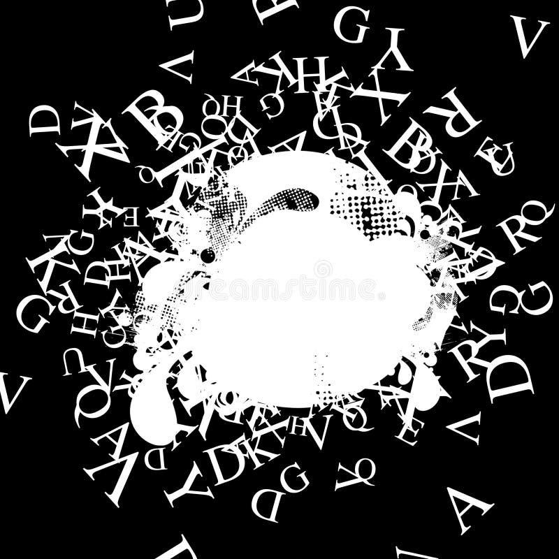 Splash letters stock illustration. Illustration of font - 15614145