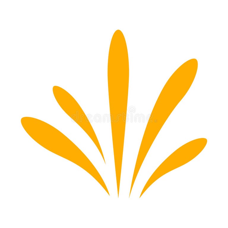 Splash Mark Accent Decoration Stock Vector - Illustration of ornament ...