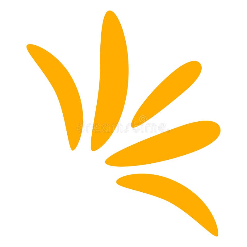 Splash Mark Accent Decoration Stock Illustration - Illustration of ...