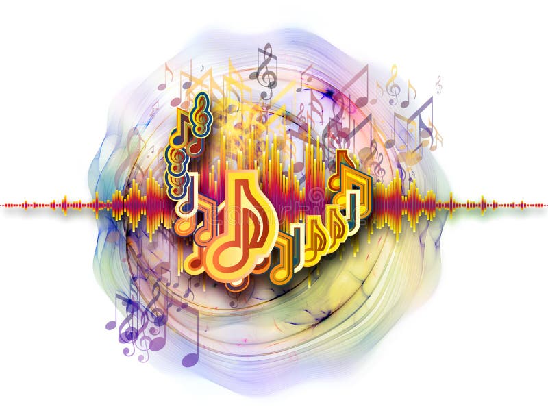 Splash of Music stock illustration. Illustration of white - 22123716