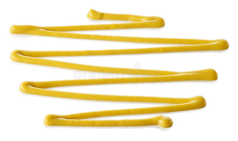 Splash of Mustard on White Background Stock Photo - Image of background ...