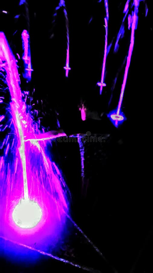 Splash stock photo. Image of water, splash, neon, night - 160108790