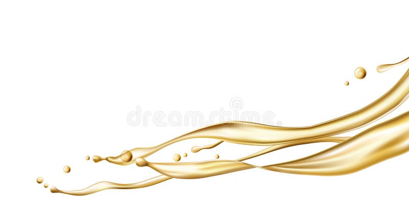 Splash of oil. stock illustration. Illustration of nature - 141813232