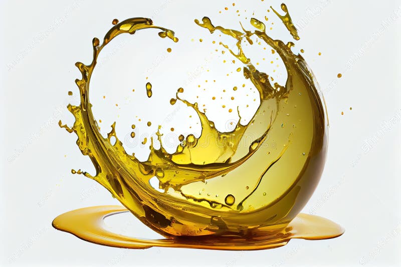 Splash of olive oil stock illustration. Illustration of natural - 276561455