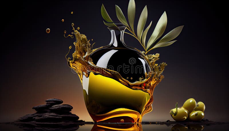Splash of olive oil stock image. Image of ingredient - 273449729