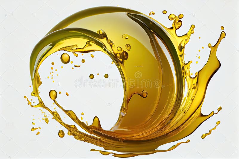 Splash of olive oil stock illustration. Illustration of natural - 276561455