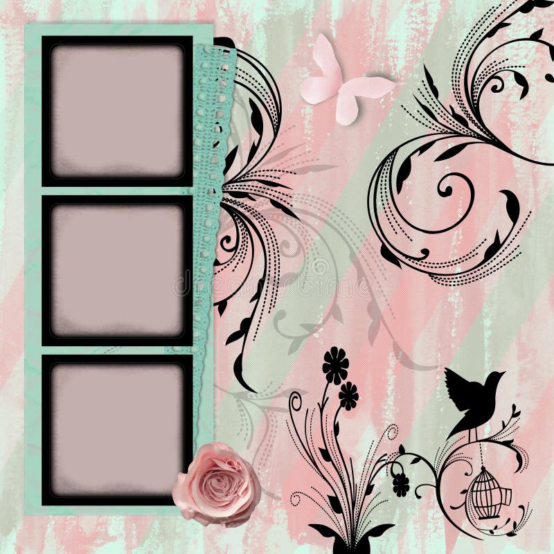 Splash Paint Frame Flourish Stock Illustration - Illustration of grunge ...