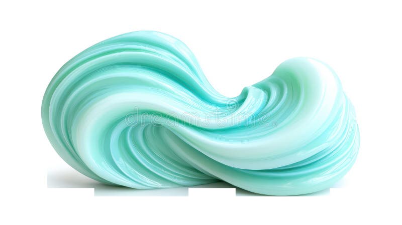 Splash of Pastel Green Turquoise Liquid Stock Illustration ...