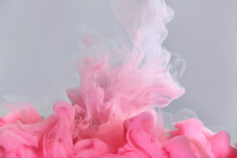 Splash of pink ink stock image. Image of grey, explosion - 156844673