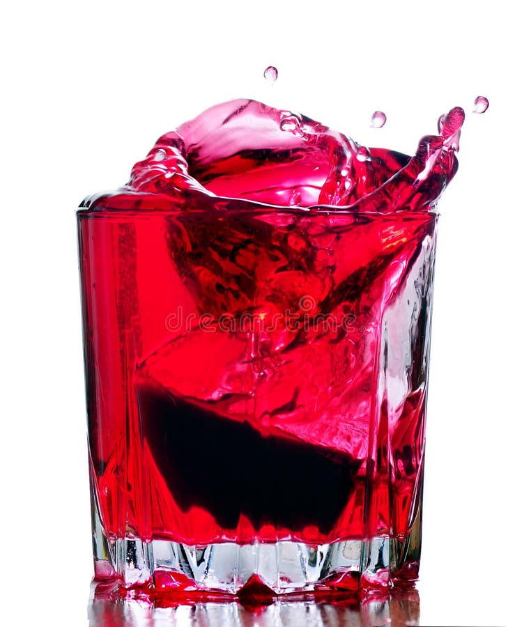 Splash of Pomegranate Juice Stock Image - Image of drink, close: 177344701
