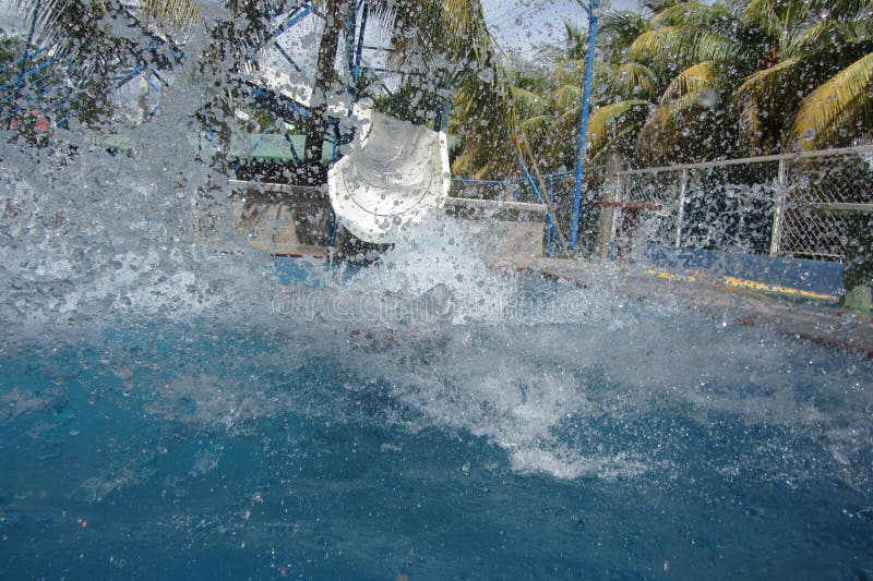 Splash in the Pool stock photo. Image of refreshing, tropical - 77884438