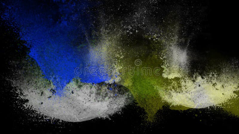 Splash Powder Abstract Random Stock Video - Video of opening, colors ...