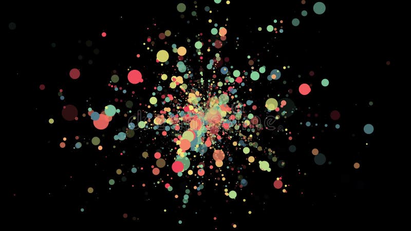 Splash random particles stock illustration. Illustration of logo ...