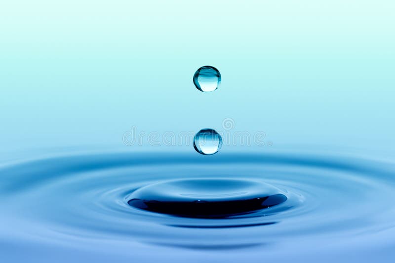 Falling drops of water stock image. Image of liquid - 210968199