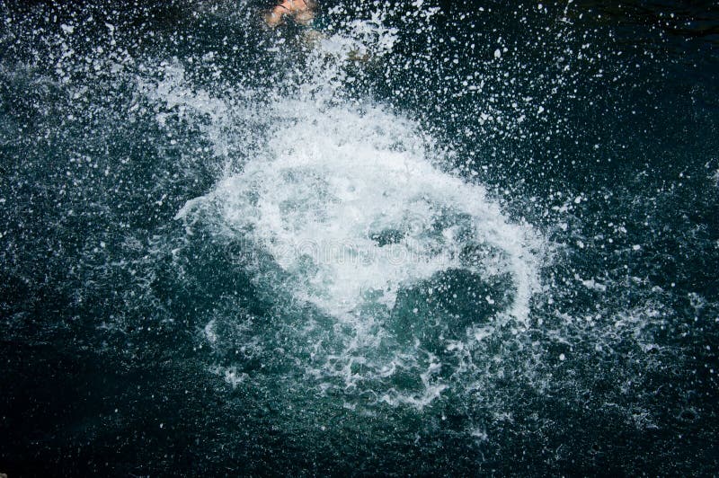 Splash in the sea stock photo. Image of summer, spike - 90289716