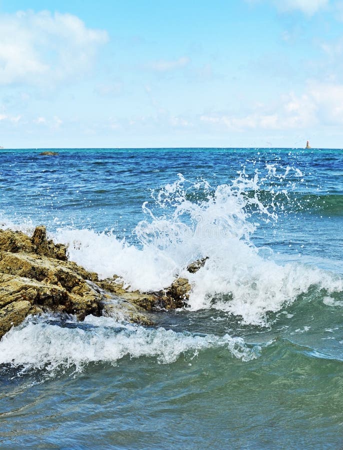 Splash sea water stock image. Image of crashing, natural - 15353285