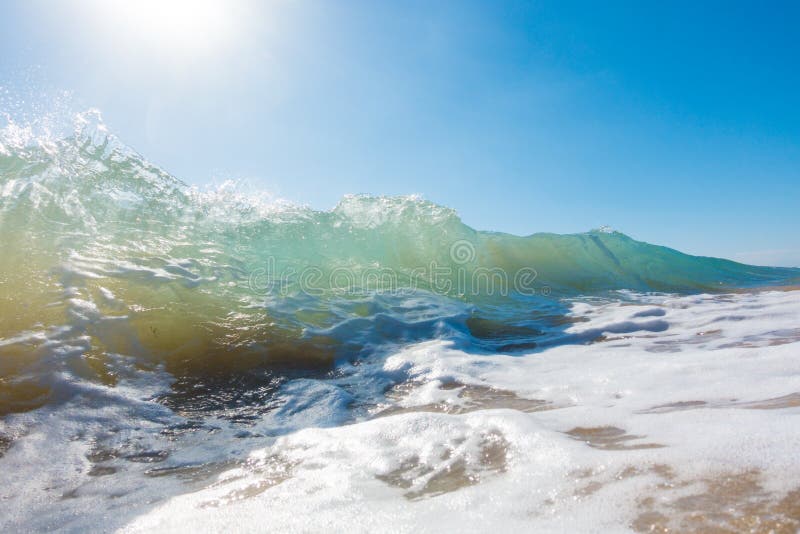 Splash of sea wave stock image. Image of close, surf - 187459913
