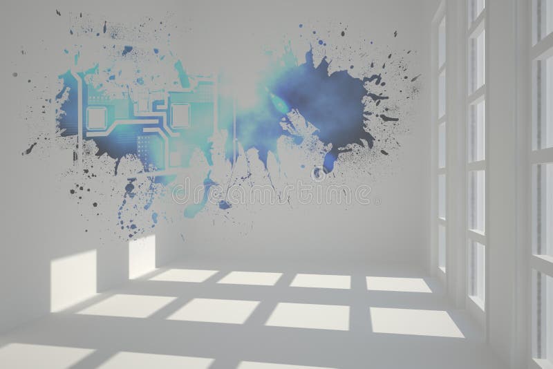 Splash Showing Technology Interface Stock Illustration - Illustration ...