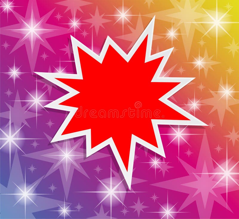 Splash Star Abstract Background Stock Vector - Illustration of ...