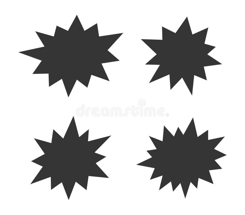 Splash star burst labels stock vector. Illustration of advertising ...