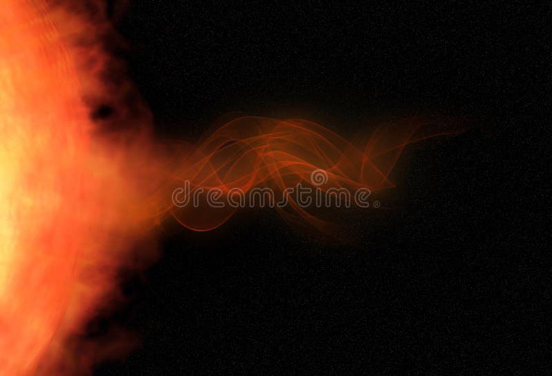 Splash on the Sun stock illustration. Illustration of flame - 15489723