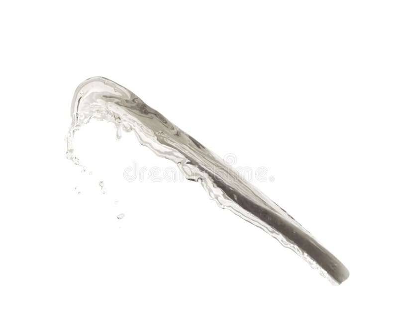 Splash of Liquid in Motion Isolated Stock Photo - Image of fluid, clear ...