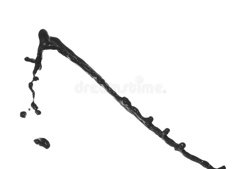 Splash of Liquid in Motion Isolated Stock Photo - Image of drop ...