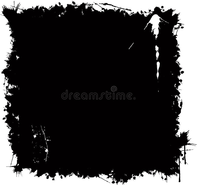 Ink splash frame stock vector. Illustration of design - 10994054