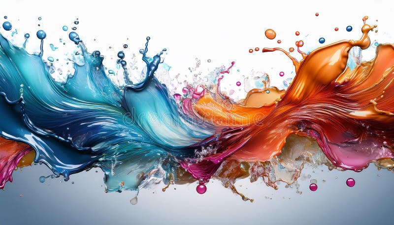 Splash Vector Border for Your Messages and Designs Stock Illustration ...