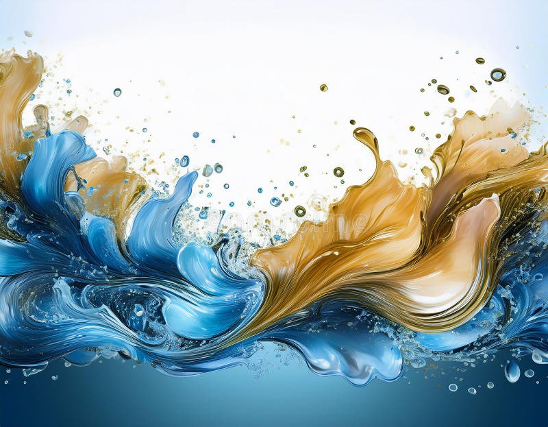 Splash Vector Border for Your Messages and Designs Stock Illustration ...