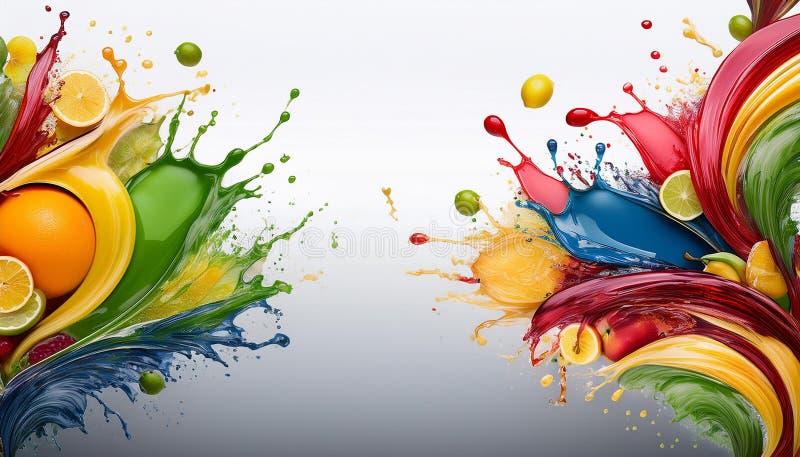 Splash Vector Border for Your Messages and Designs Stock Illustration ...