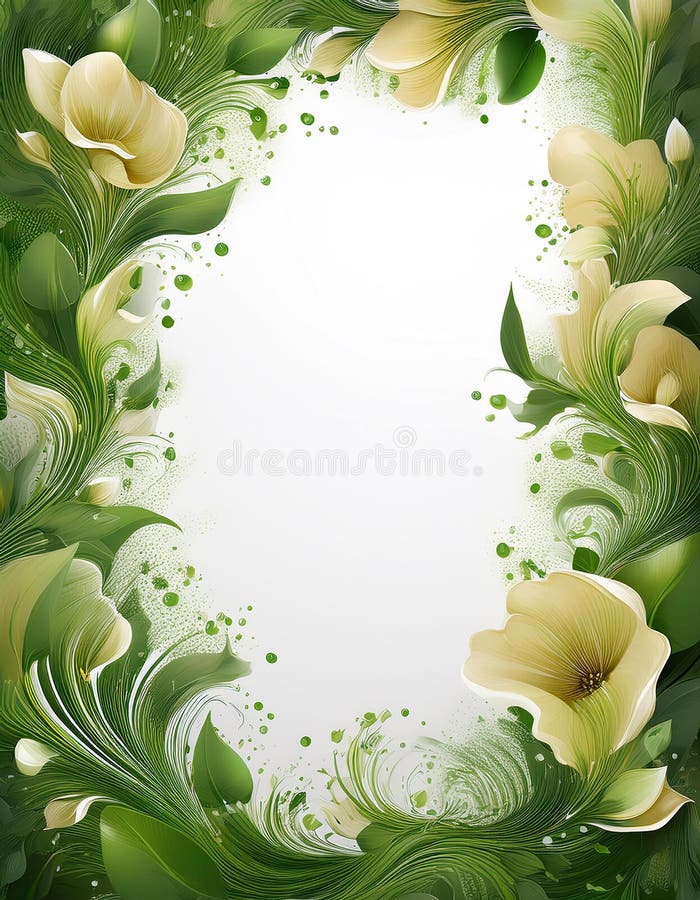 Splash Vector Border for Your Messages and Designs Stock Illustration ...