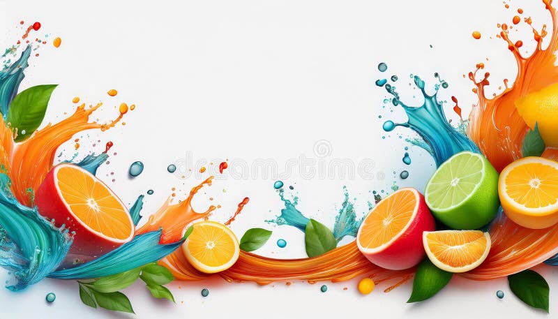 Splash Vector Border for Your Messages and Designs Stock Illustration ...