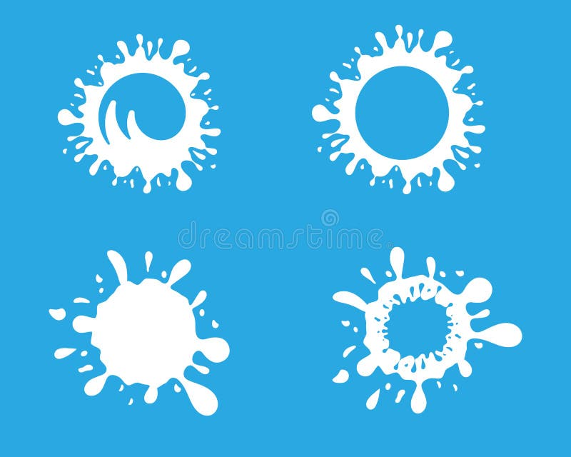 Splash Vector Icon Illustration Design Stock Vector - Illustration of ...