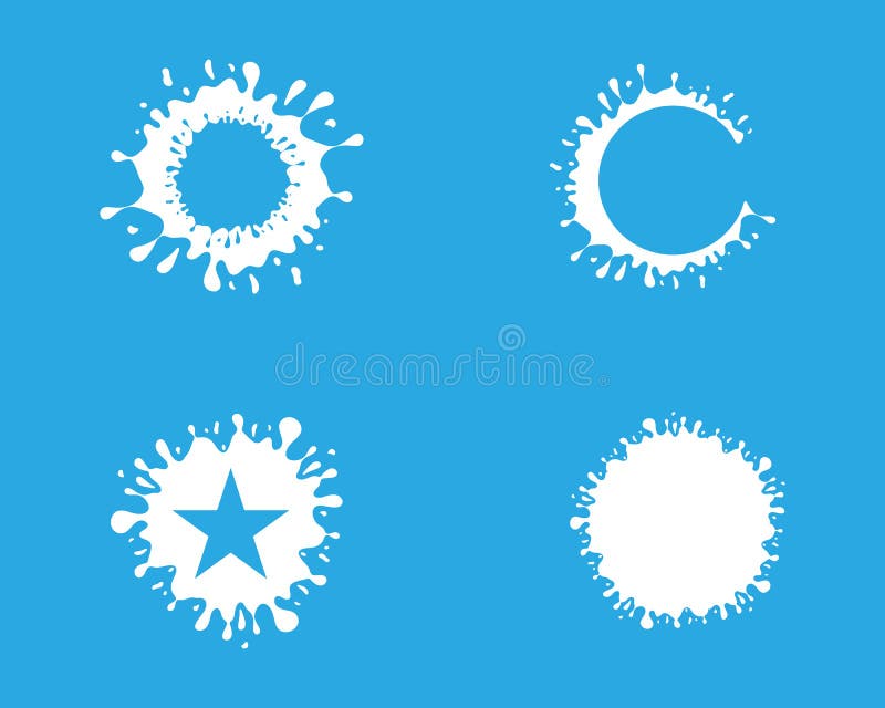 Splash Vector Icon Illustration Design Stock Vector - Illustration of ...