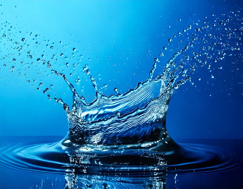 A Splash of Water in the Air Stock Image - Image of drink, underwater ...