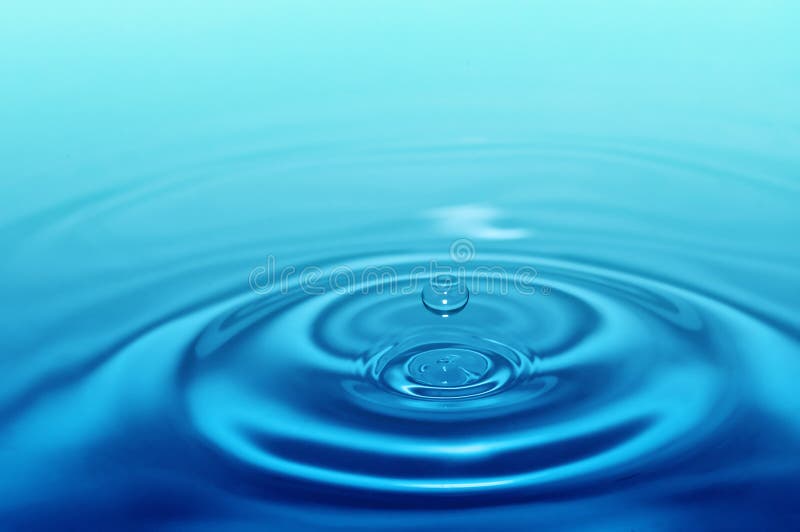 Simple water drop stock image. Image of simple, clean - 16360261