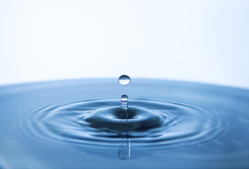 Splash of Water Drop stock photo. Image of background - 66259546
