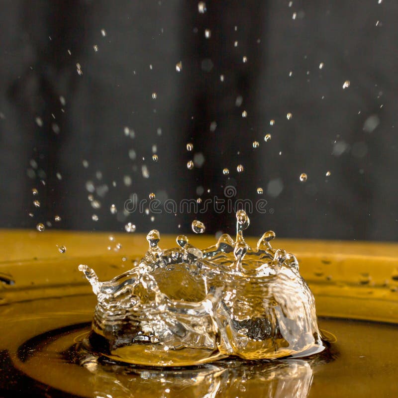 Splash of water drop. stock photo. Image of drink, impact - 42997938