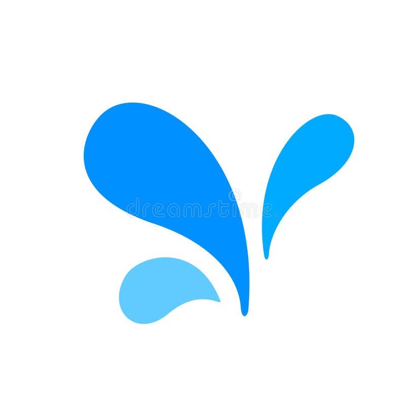 Splash Water Droplet Isolated on White Background, Water Drop, Water ...