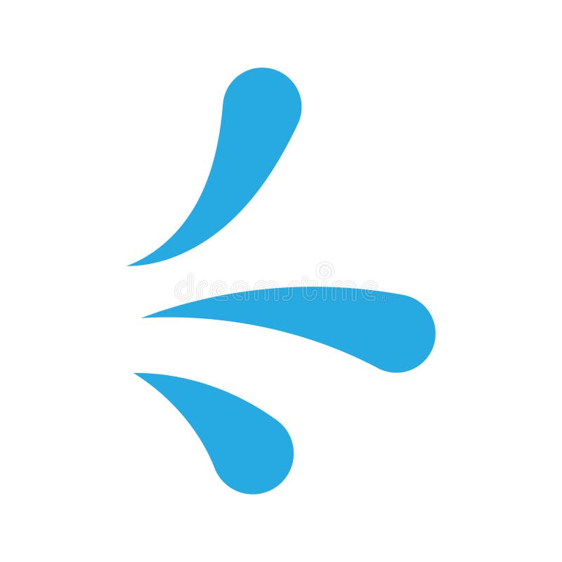 Splash Water Icon Design Template Vector Isolated Stock Illustration ...