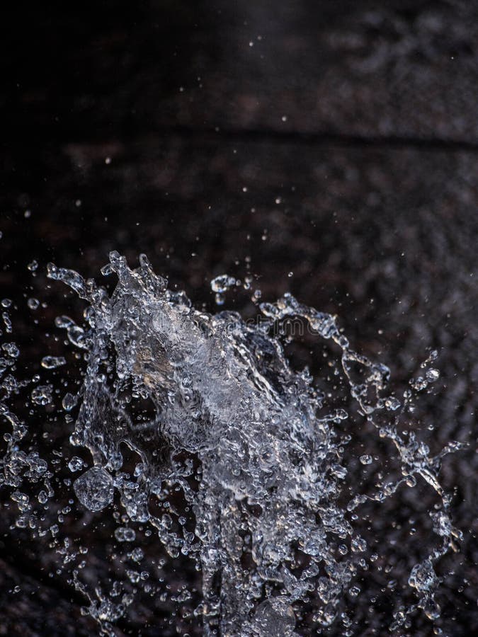 Splash of water stock image. Image of drops, rising, wavy - 85131273