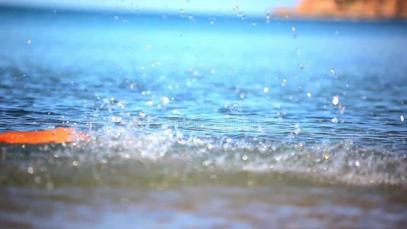 Splash of Water Spraying into the Sky. Video Stock Footage - Video of ...